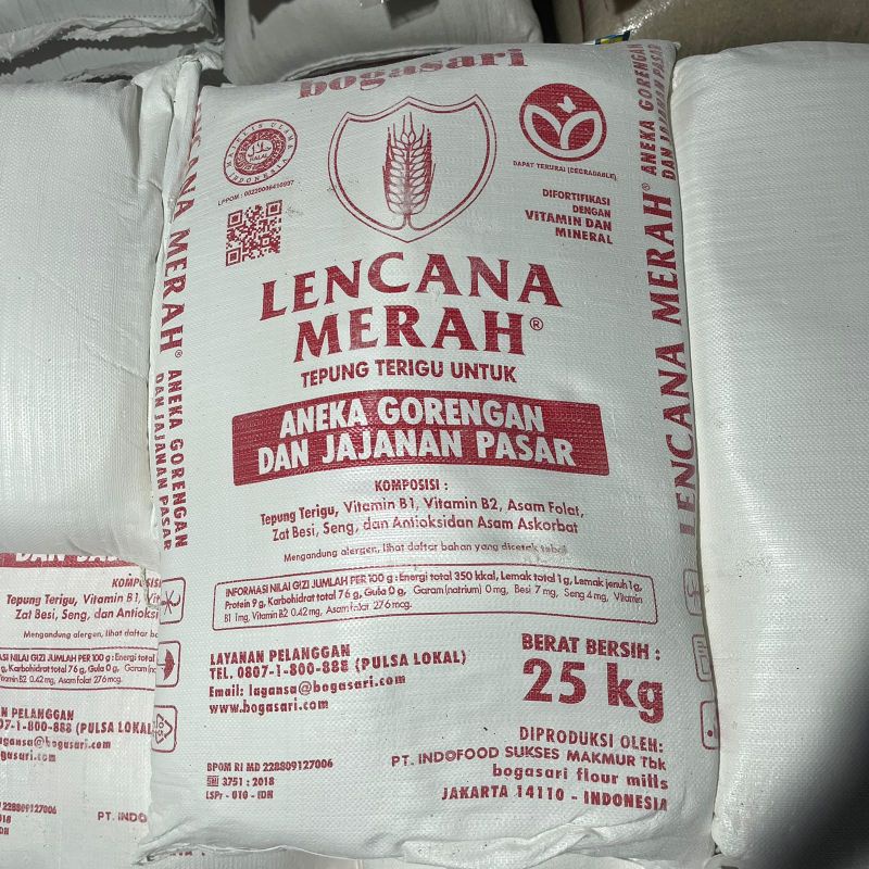 Jual LENCANA MERAH 25KG Tepung Terigu - Murah | Shopee Indonesia