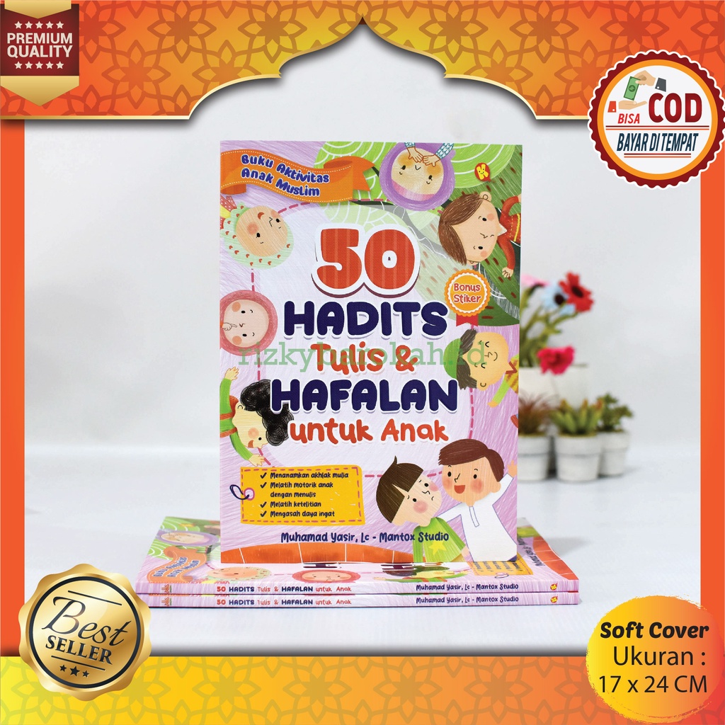 Jual Buku Aktivitas Anak Muslim 50 Hadits Tulis Dan Hafalan Untuk Anak ...