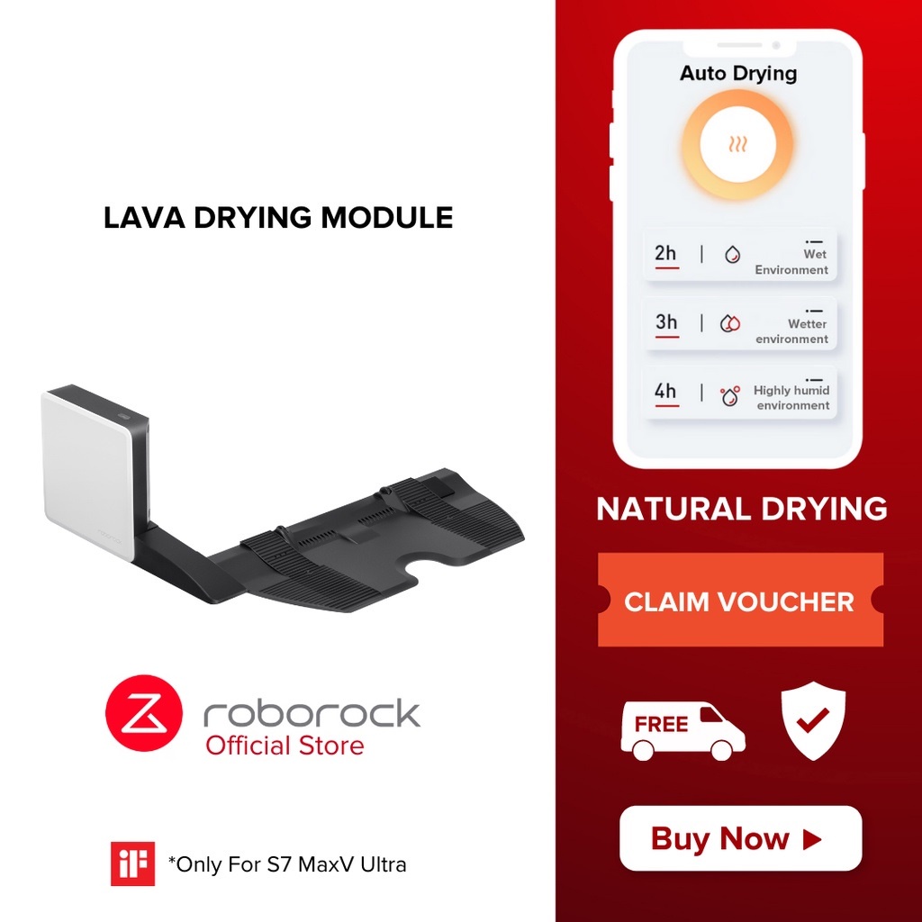 Jual Roborock LAVA Drying Module for S7 MaxV Ultra ONLY | Shopee Indonesia