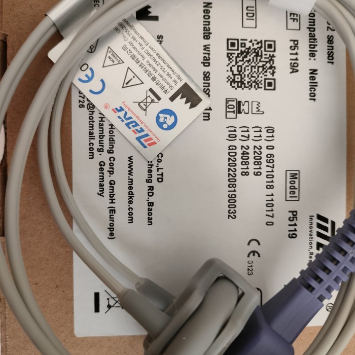 Jual Sensor Kabel Spo2 Sensor Nellcor Neonate / Neonate Wrap Sensor ...