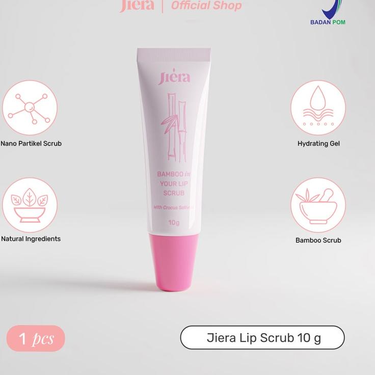 Jual Penawaran Terbaik JIERA Bamboo in Your Lip Scrub Nano Partikel Lip ...