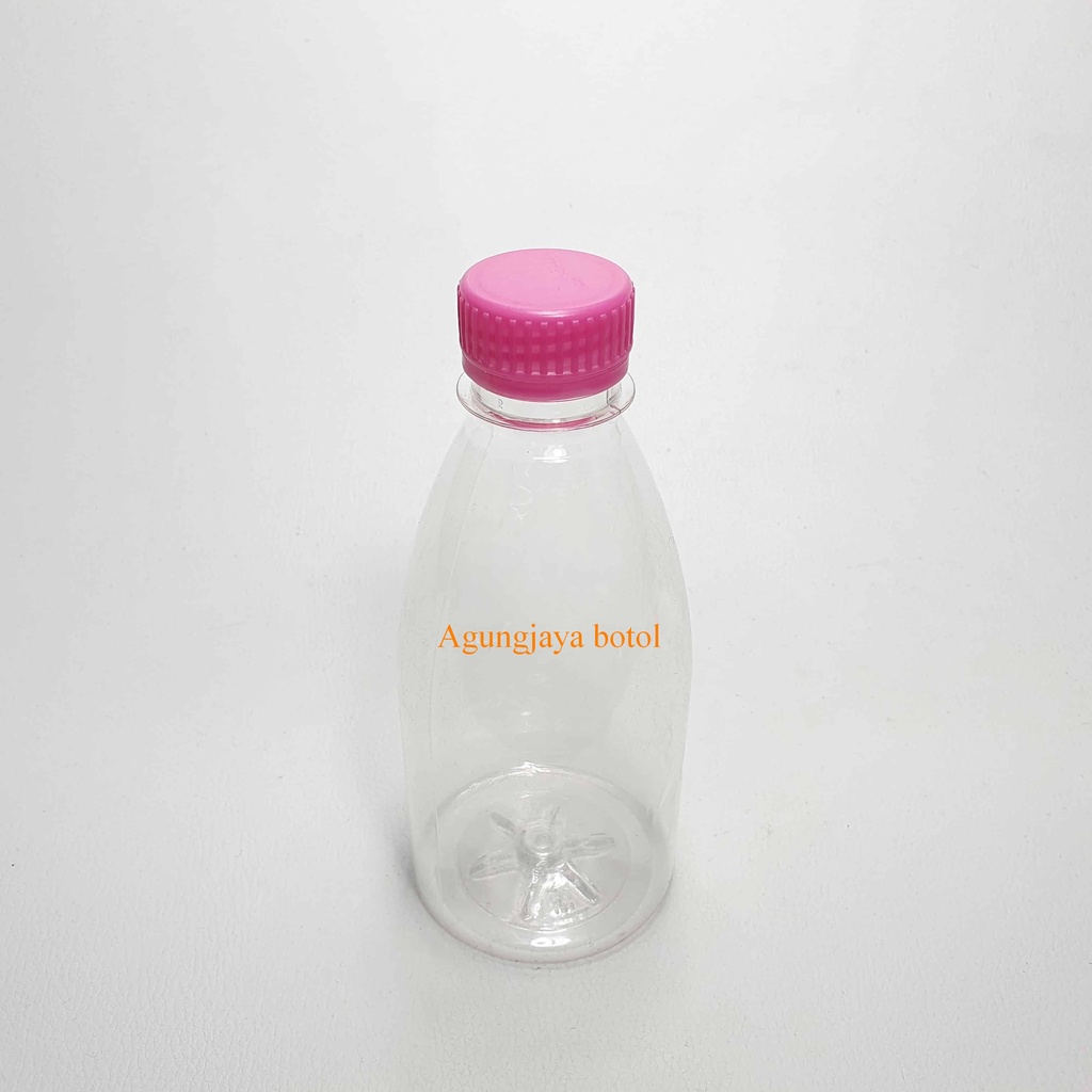 Jual Botol Pet 350 Ml Cantik Bening Tutup Pet LN 30 / Botol Plastik ...