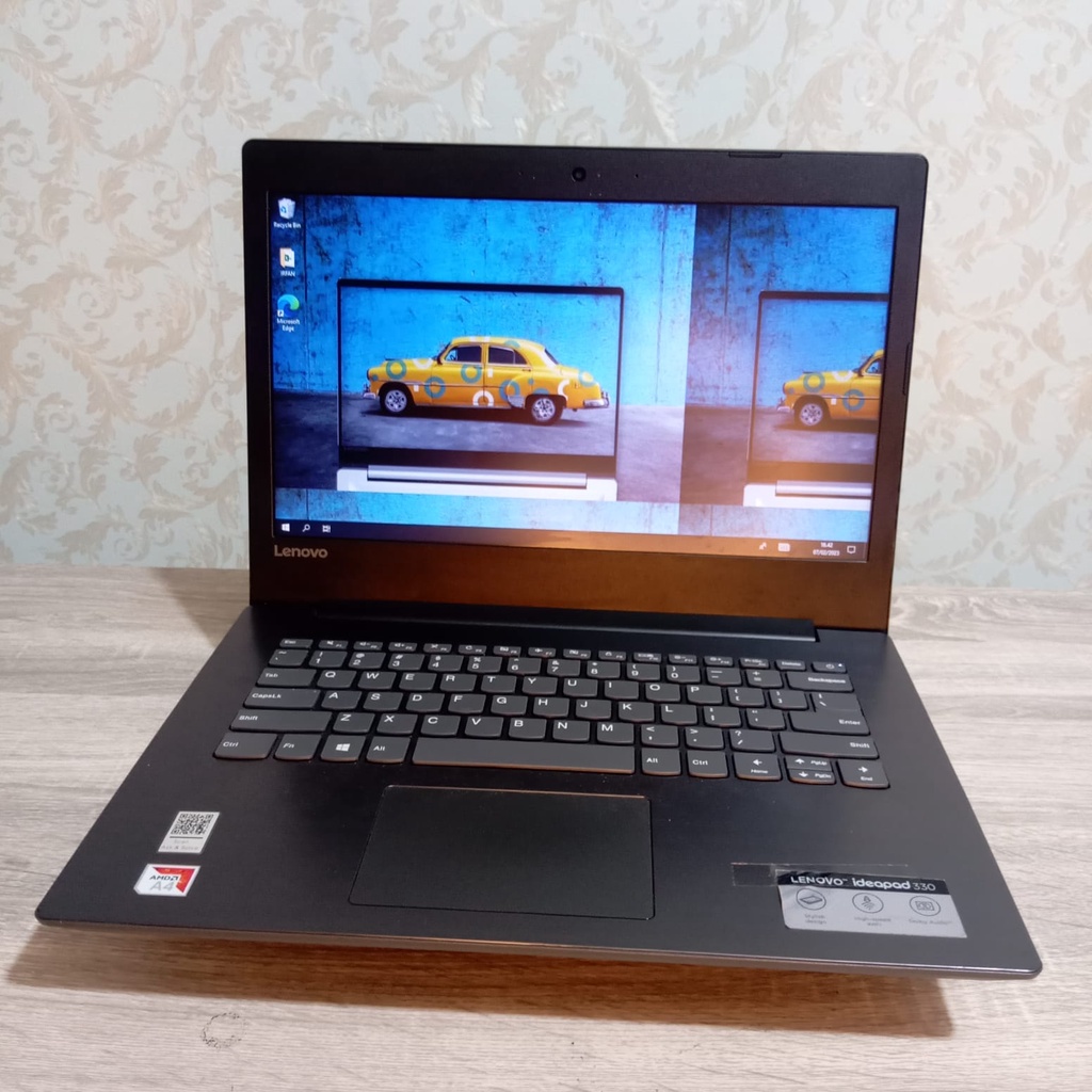 Jual Laptop Lenovo Ideapad 330 14AST AMD A4 9125 /RAM 4GB/ HDD 500GB ...
