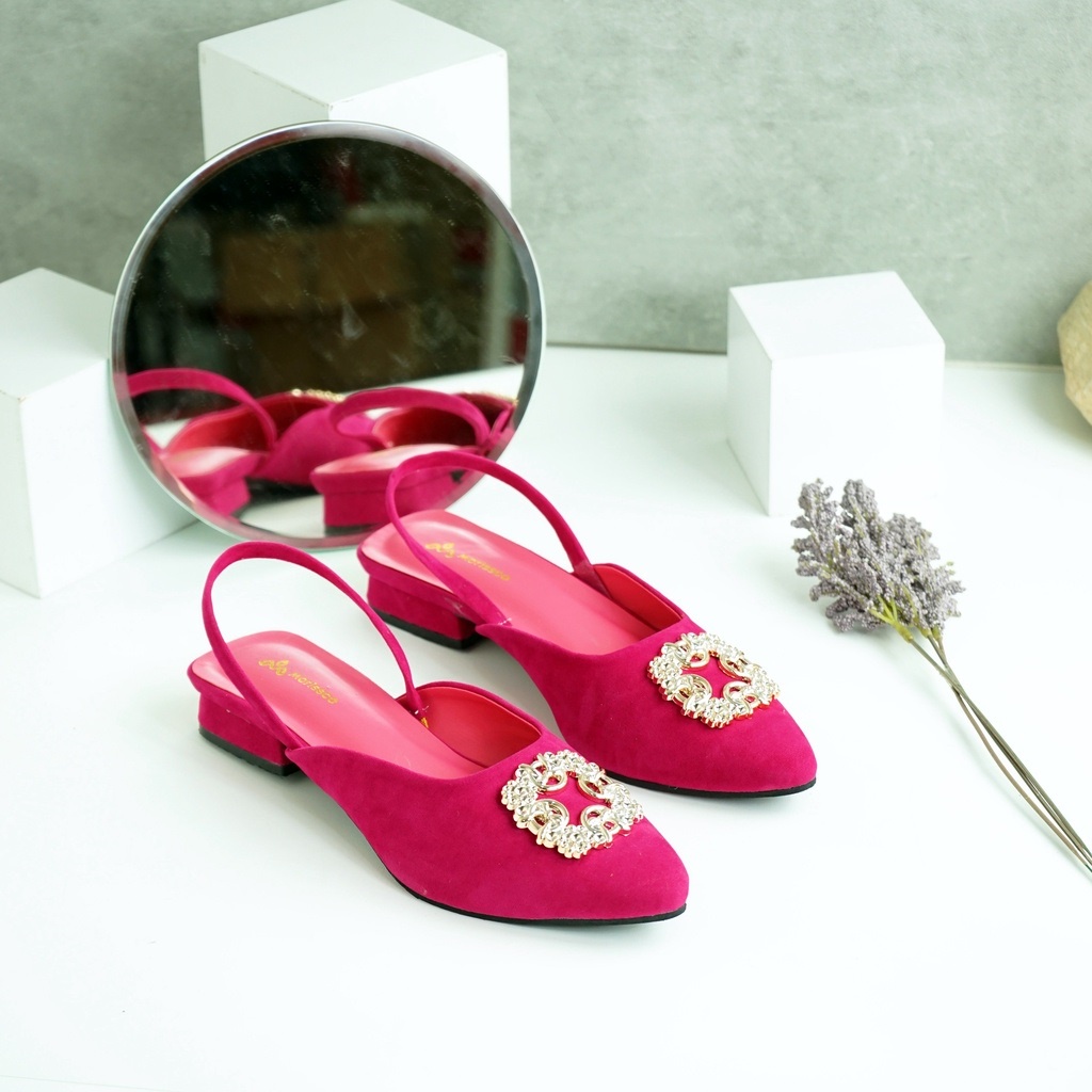 Jual Sandal Wanita Heels Mules Lucia MC-CK 02 | Shopee Indonesia