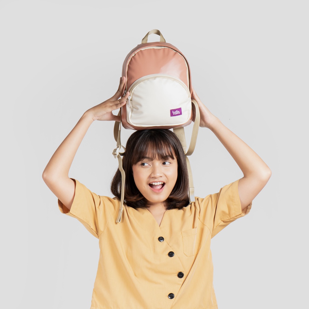 Jual Leather Mini Backpack Freya Tas Kulit Ransel Kecil Pastel Color ...