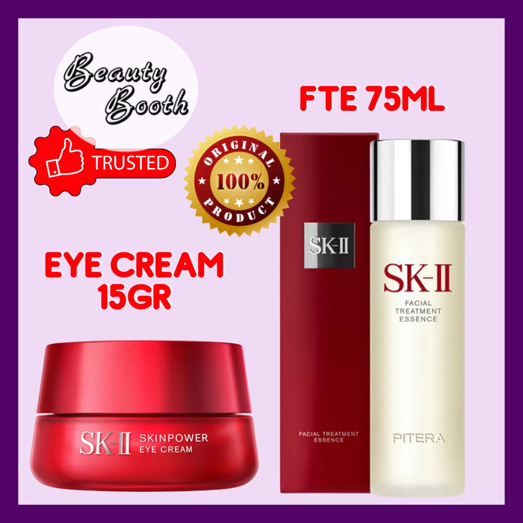 Jual SK-II SKII SK2 FTE 75ml + Skinpower Eye Cream 15gr | Facial ...