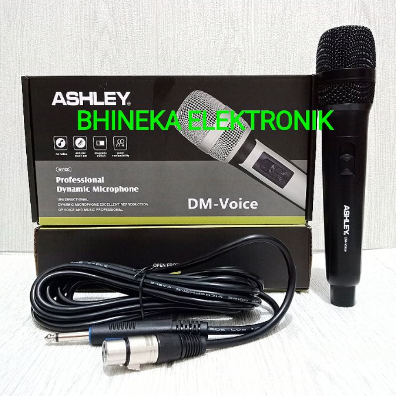 Jual mic kabel ashley DM voice original microphone | Shopee Indonesia