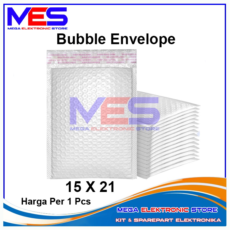 Jual AMPLOP BUBBLE MAILER BUBBLE WRAP ENVELOPE 21x15 cm | Shopee Indonesia