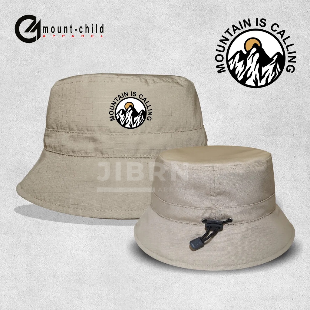 Jual Mountchild Topi Buket Dewasa Mountain is Calling Bucket Hat Topi ...
