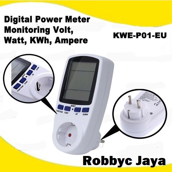 Jual Power Meter Alat Pengukur Arus Listrik KWH Digital Volt Ampere Watt | Shopee Indonesia
