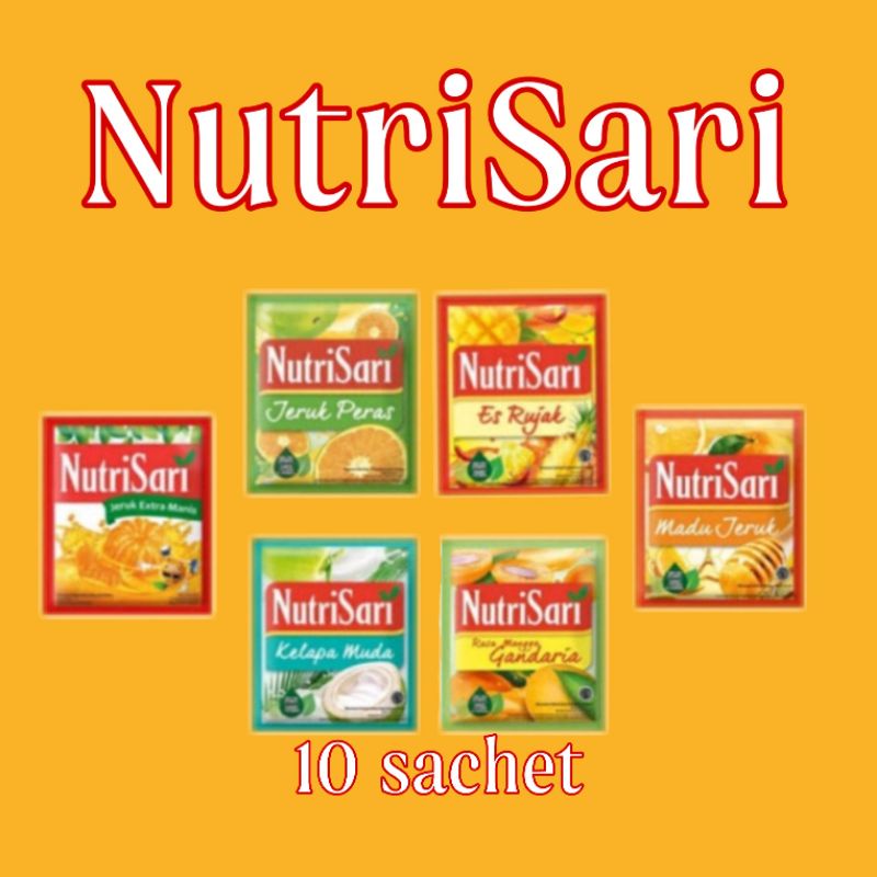 Jual Nutrisari 10 sachet | Shopee Indonesia