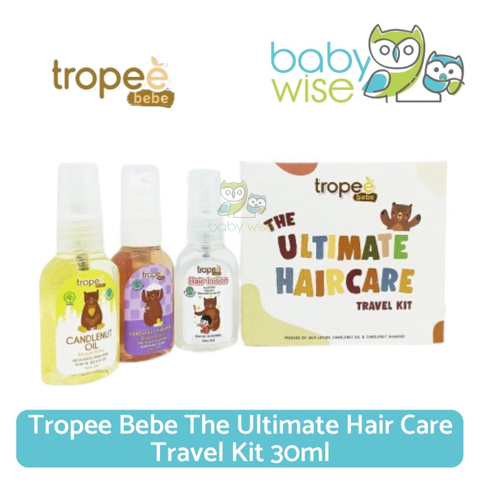Jual Tropee Bebe The Ultimate Hair Care Travel Kit 30ml | Shopee Indonesia