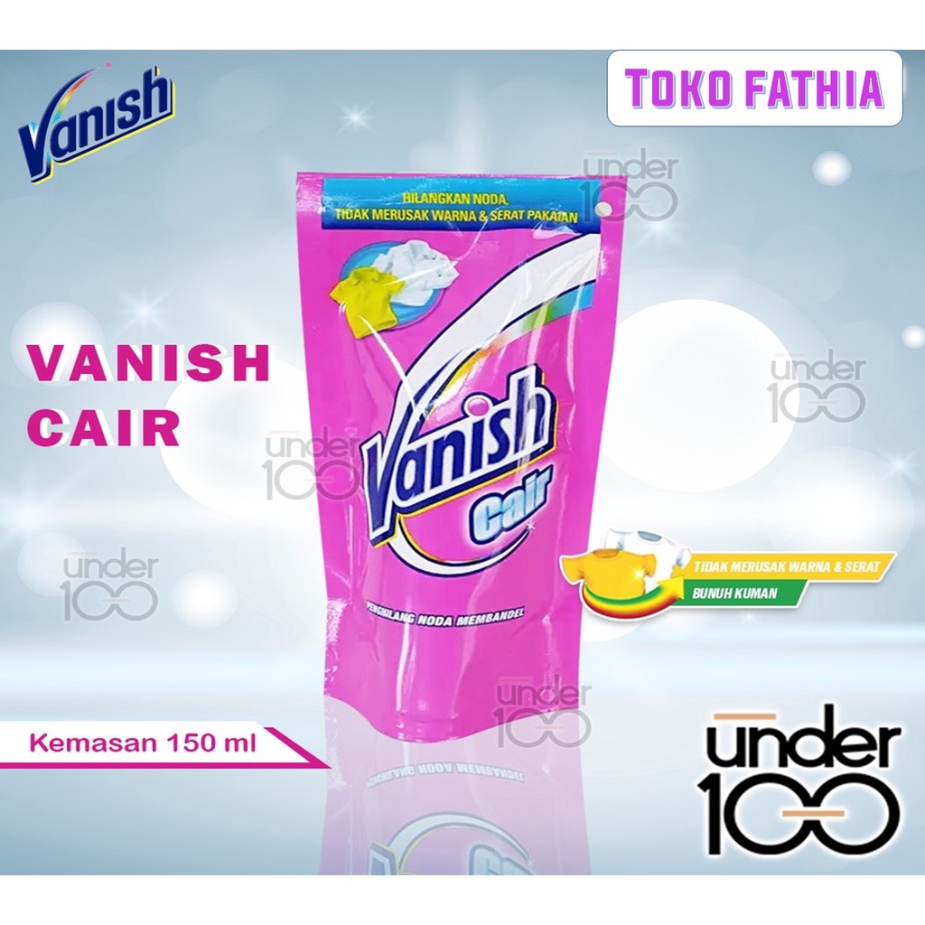 Jual VANISH CAIR PINK - POUCH 150 ML ( PENGHILANG NODA PAKAIAN ...