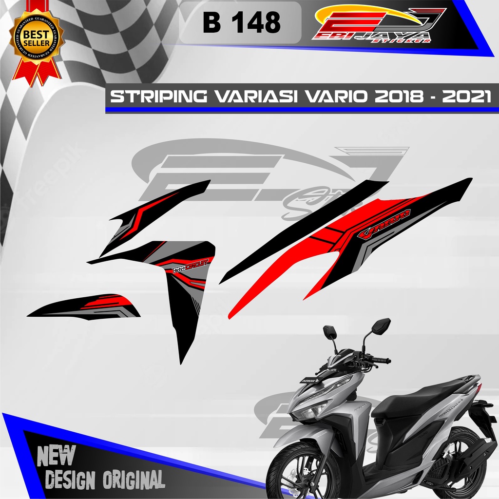 Jual STIKER STRIPING VARIO TECHNO 11 MOTIF GRAFIK SIMPEL BAHAN ...