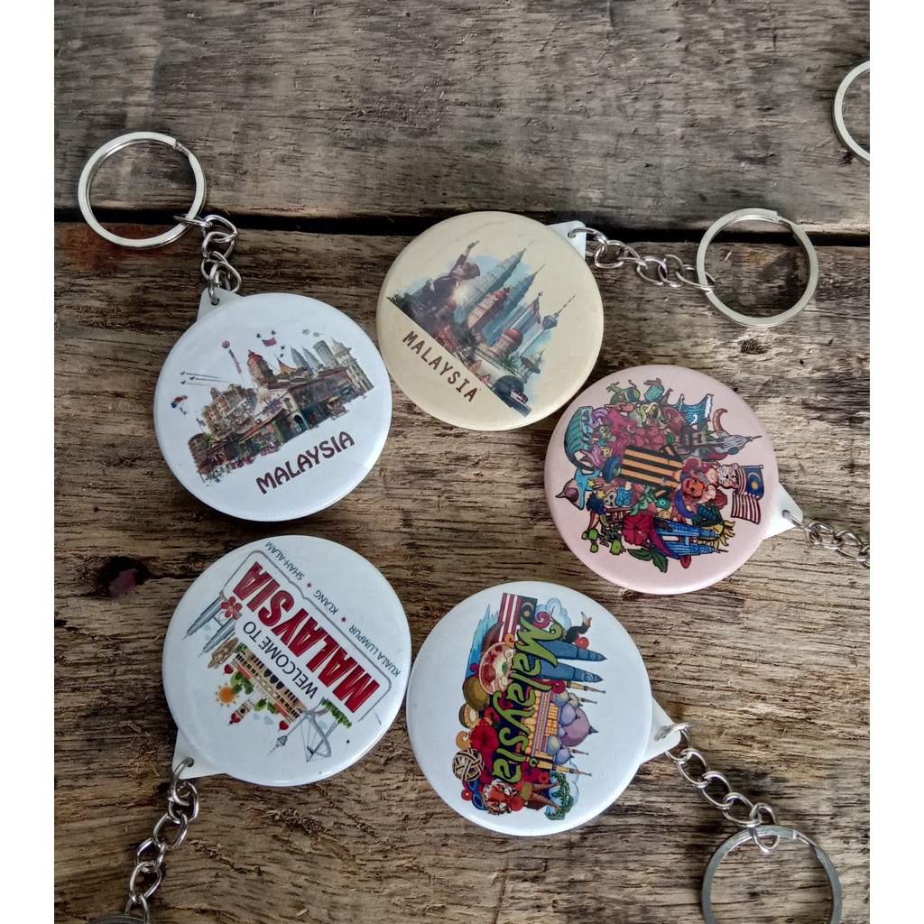 Jual SOUVENIR OLEH OLEH GANTUNGAN KUNCI/BROS/PIN NEGARA MALAYSIA/BISA ...
