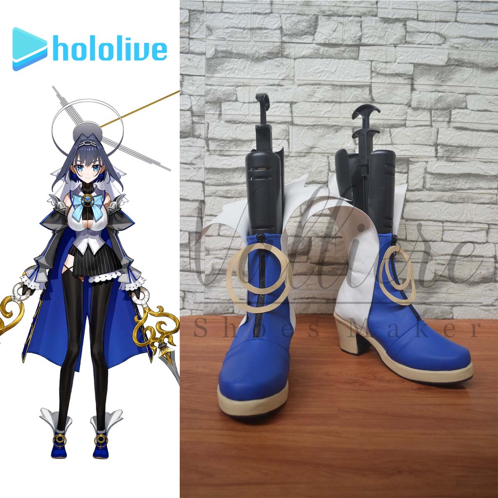 Jual Boots Cosplay Hololive Ouro Kronii | Shopee Indonesia