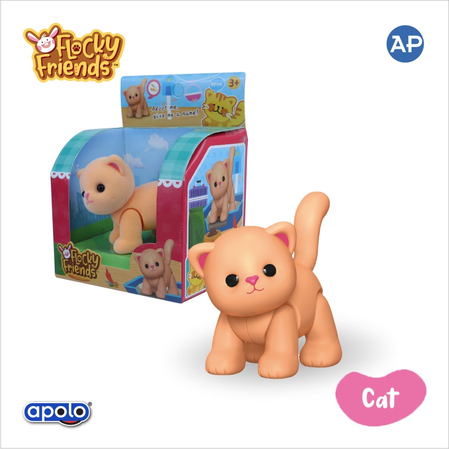 Jual Apolo Flocky Friends - Kucing | Shopee Indonesia
