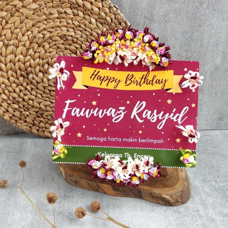 Jual PAPAN BUNGA MINI READY STOCK / GIFT WISUDA / KADO WISUDA / HADIAH ...