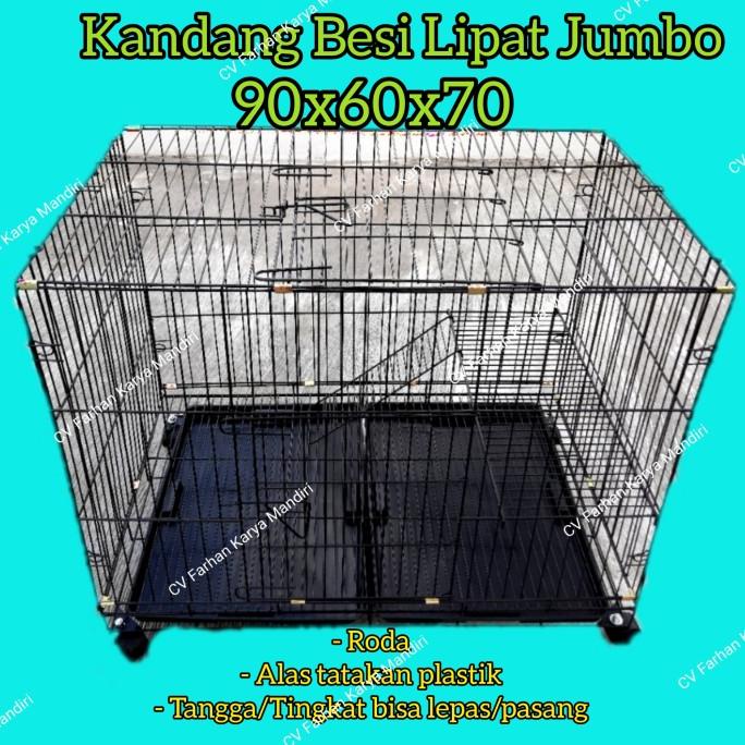 Jual Kandang besi lipat Jumbo | Shopee Indonesia