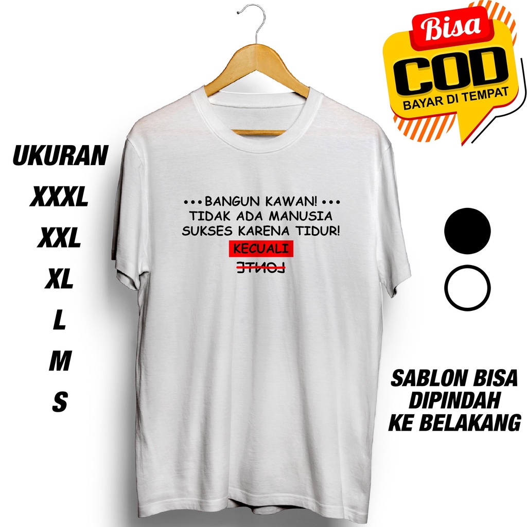 Jual KAOS MOTIVASI BANGUN KAWAN BAJU DISTRO KATUN DISTRO 24S | Shopee ... Jual KAOS MOTIVASI BANGUN KAWAN BAJU DISTRO KATUN DISTRO 24S | Shopee ...