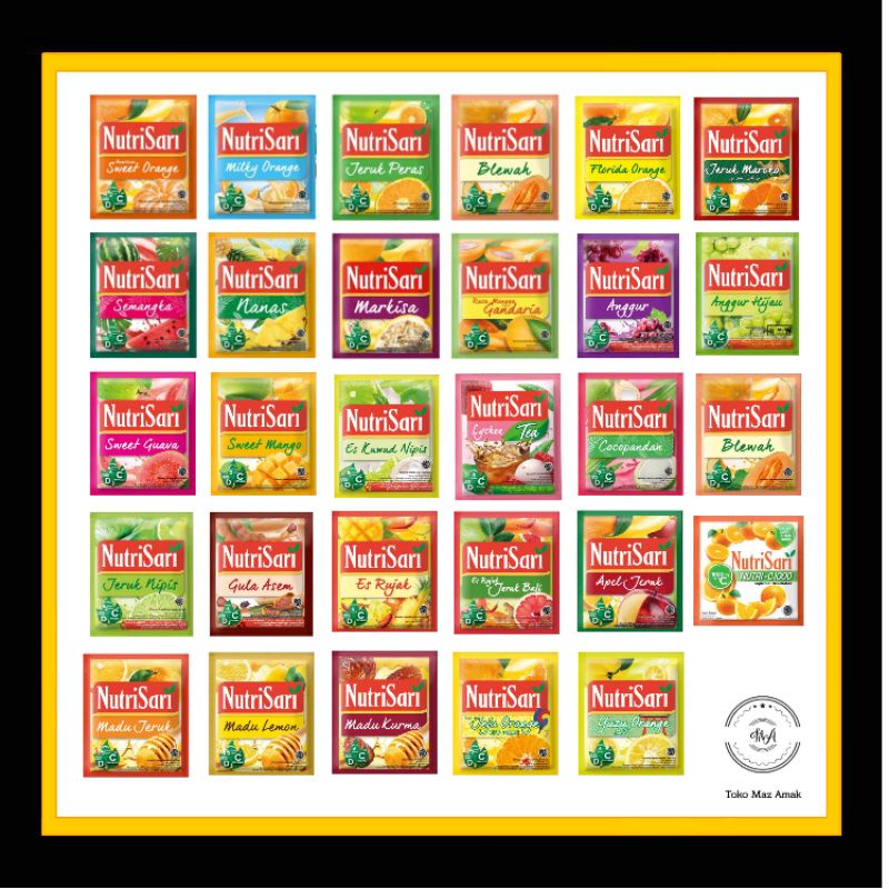 Jual Nutrisari renceng all varian rasa 10's | Shopee Indonesia