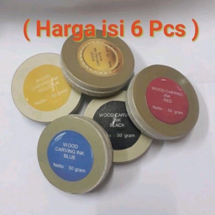 Jual Terlaris Tinta cat grafis 5 warna utama seni grafis cukil kayu ...