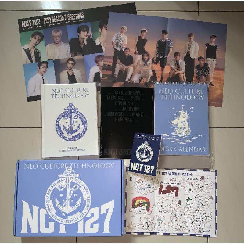 Jual [READY STOCK] SEASON'S GREETING 2023 NCT 127 SG23 PRINTILAN POSTER ...