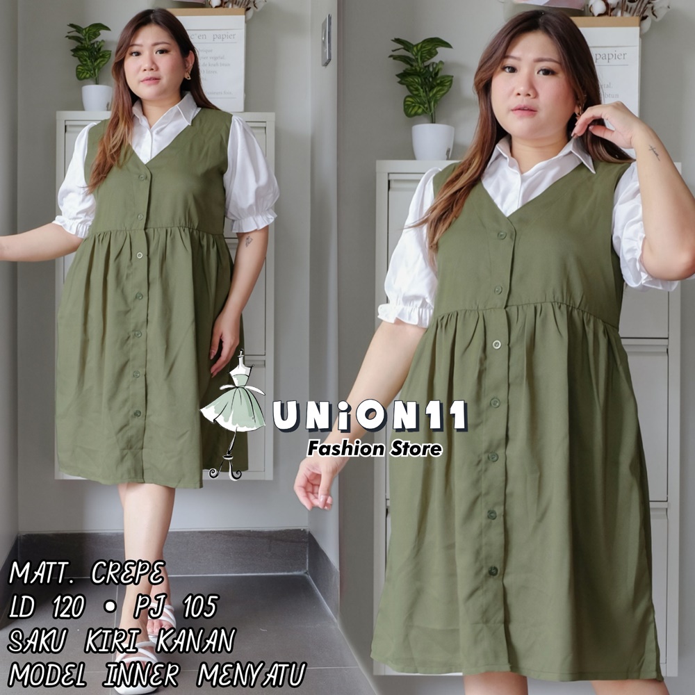 Jual UNION11 - DRESS WANITA JUMBO XXXL / DRESS JUMBO WANITA LD 120 ...