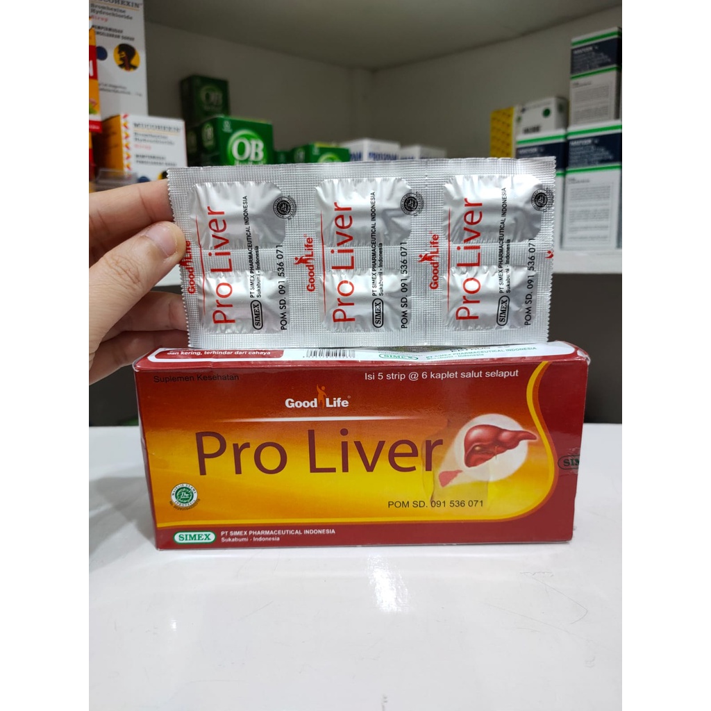Jual Good Life Proliver Strip Isi 6 Tablet Obat Original Simex | Shopee ...