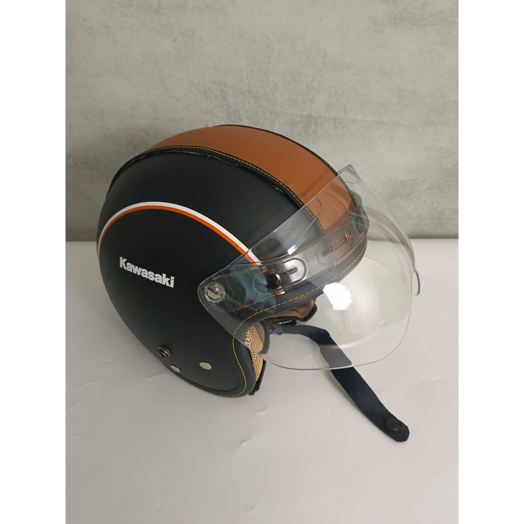 Jual HELM KAWASAKI ESTRELLA ( N1204-Z009-L) | Shopee Indonesia