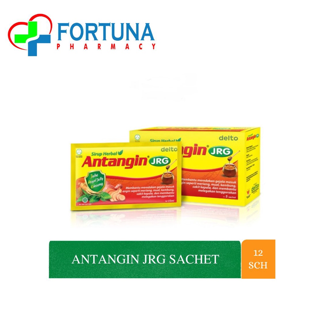 Jual Antangin JRG Sirup Herbal Box (12 sachet) - Mengatasi Masuk Angin ...