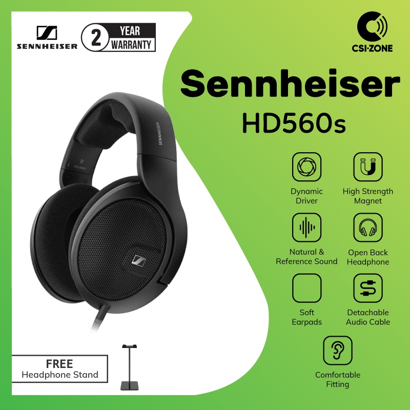 Jual Sennheiser HD560s / HD 560s / HD 560 S Audiophile Hi-Fi Open Back ...