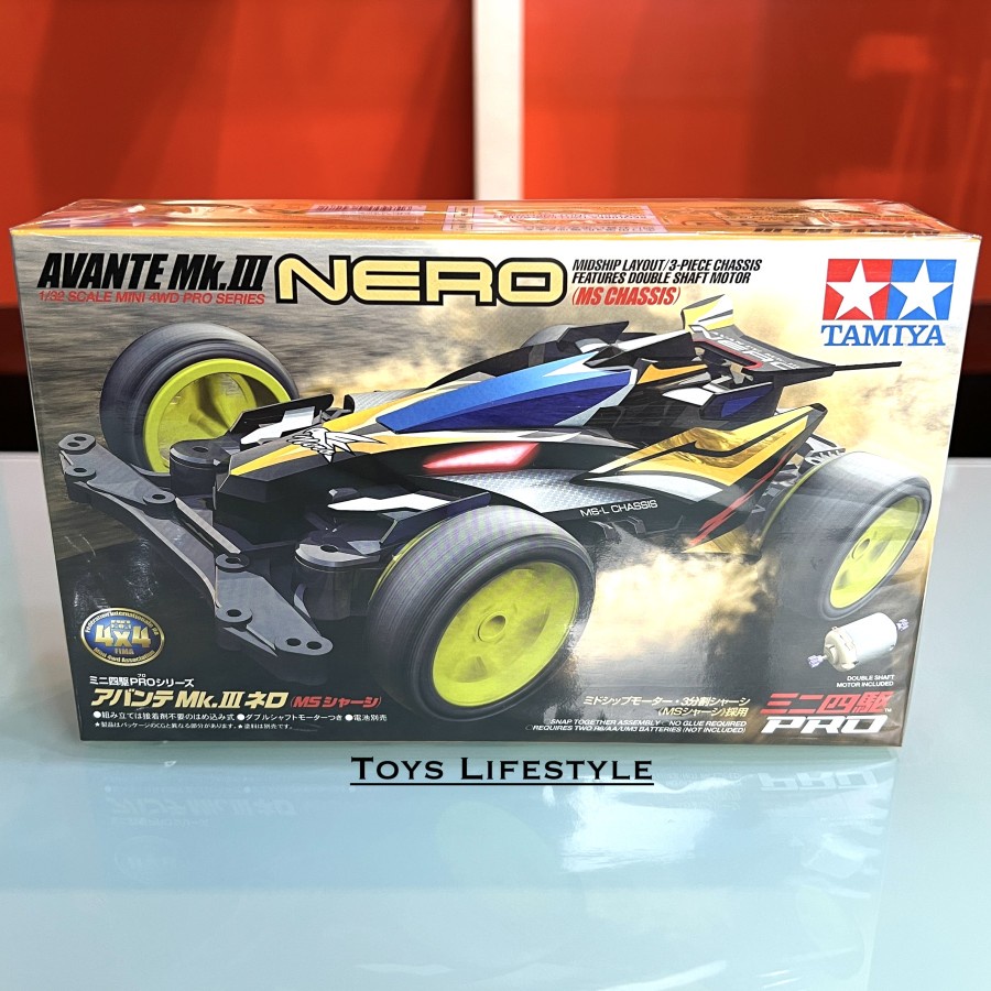 Jual Mainan Rakit Mobil Tamiya Mini 4WD - Avante MK3 Nero (ORIGINAL ...