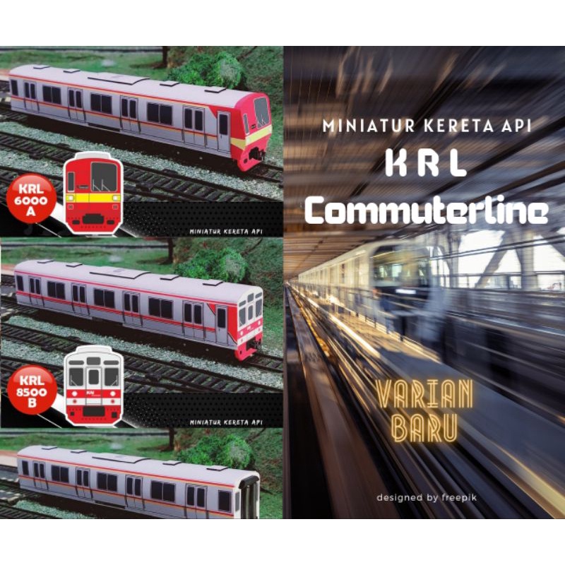 Jual Miniatur Kereta Api Indonesia Mainan Seri KRL-Commuterline ...