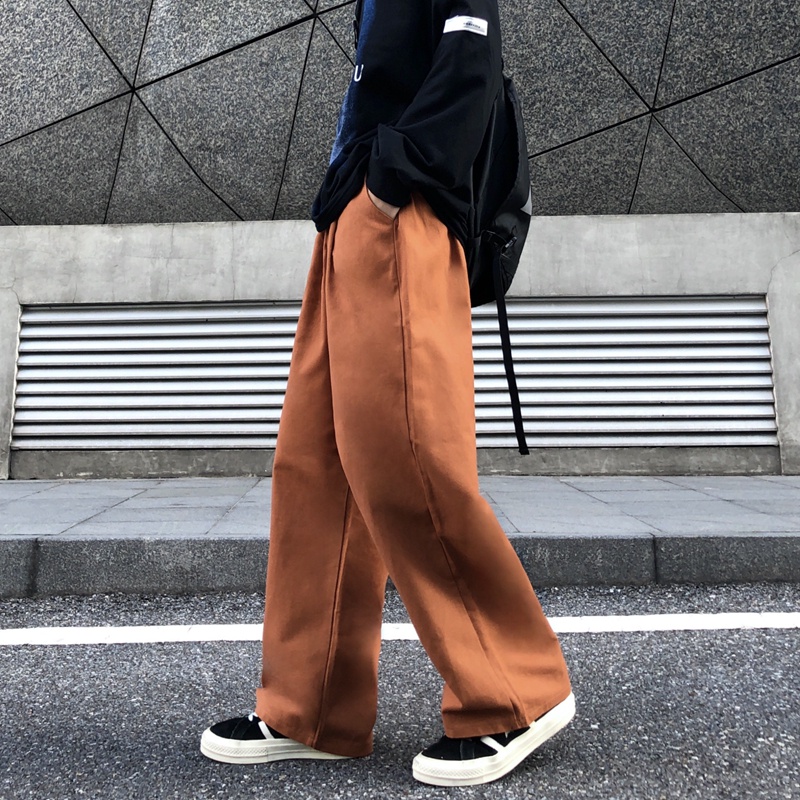 Jual YURUMA Jepang retro lurus drop overall kuou longgar ramping kasual ...