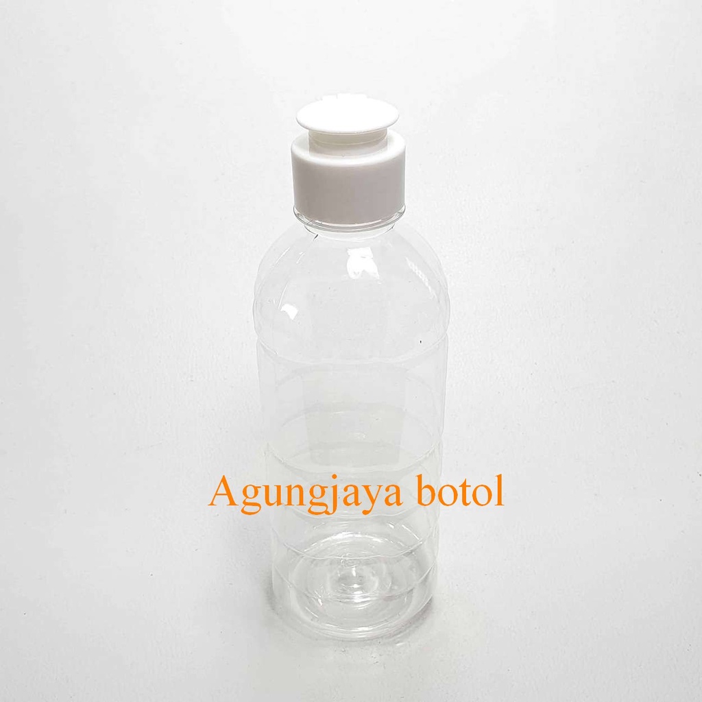 Jual Botol Pet 450 Ml Amdk Natural Tutup Fliptop Jamur / Botol Plastik / Botol Pet Tutup Fliptop ...