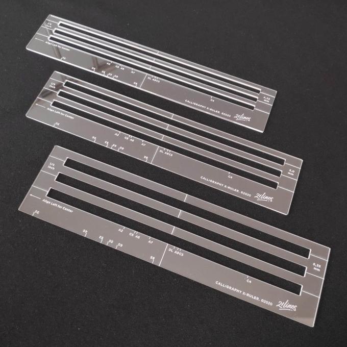 Jual Calligraphy X Ruler / Penggaris Kaligrafi X Ruler - 21Lines ...