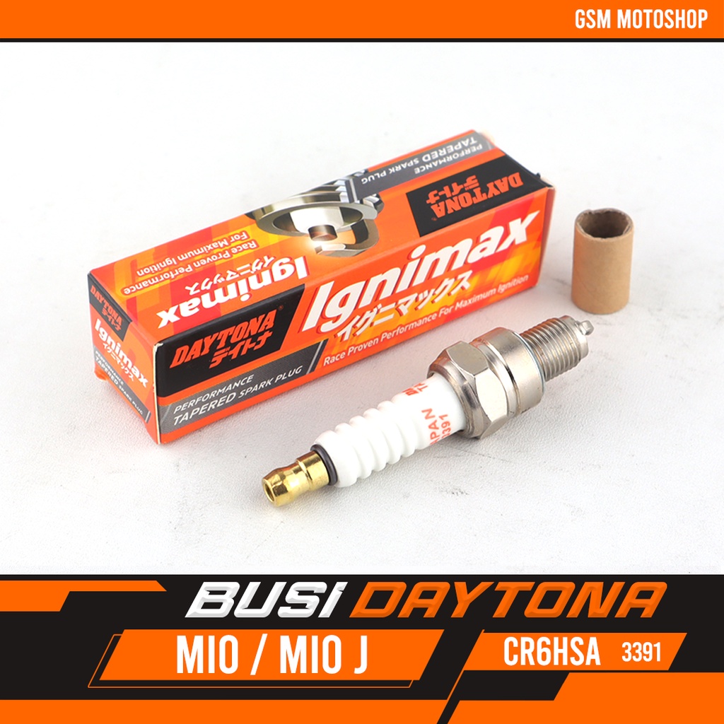 Jual Busi Daytona CR6HSA ( 3391 ) / Busi Mio-mioj-Xride-MioM3-JupZ ...