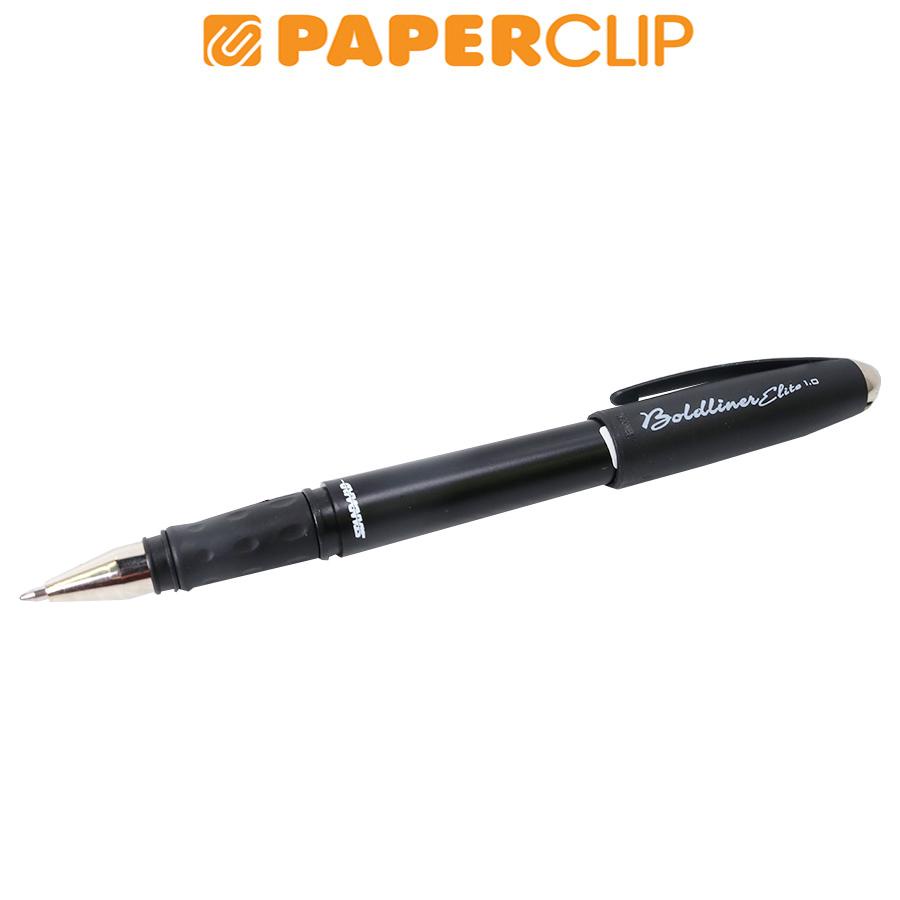 Jual BALLPOINT / PEN STANDARD BOLDLINER ELITE BLACK 1.0 | Shopee Indonesia