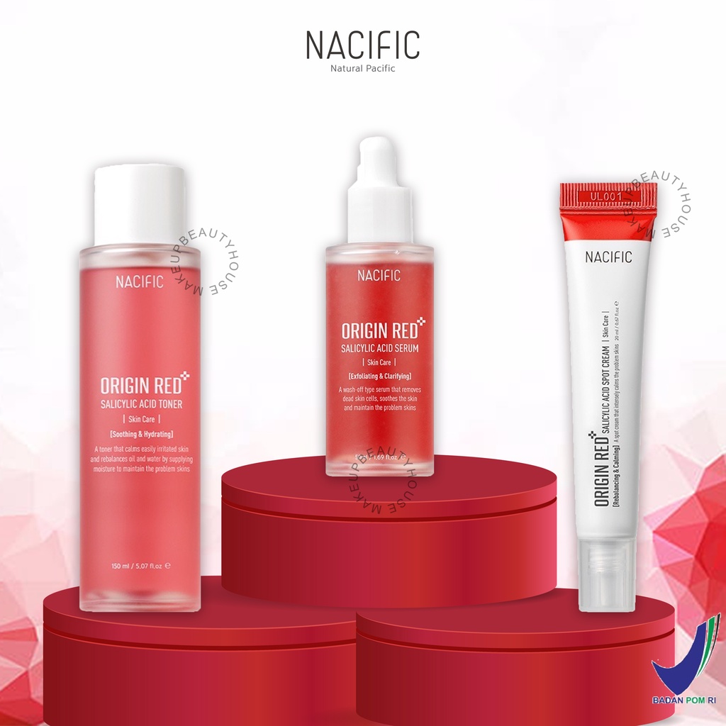 Jual NACIFIC Origin Red Salicylic Acid - Toner 150ml | Serum 50 ml ...