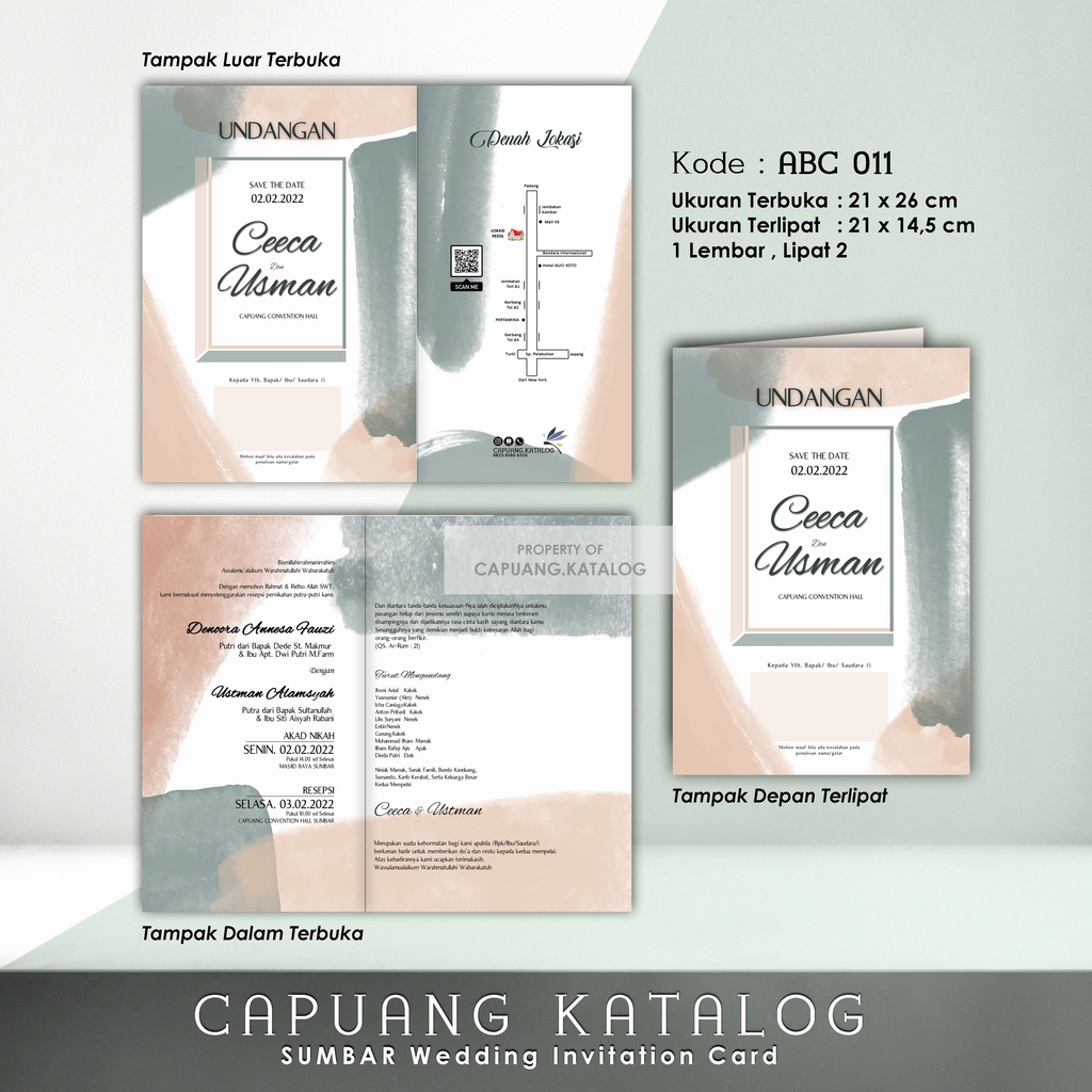 Jual Undangan Baralek Murah Rancak, Undangan Pernikahan Kekinian ...