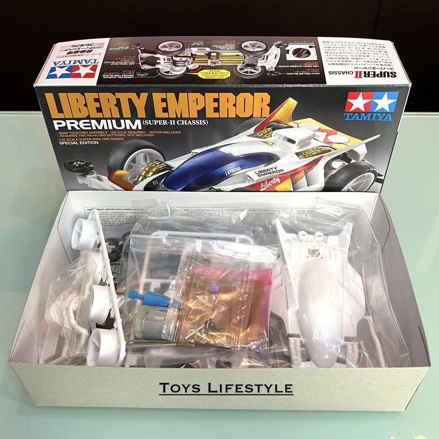 Jual Mainan Rakit Mobil Tamiya Mini 4WD - Liberty Emperor (ORIGINAL ...