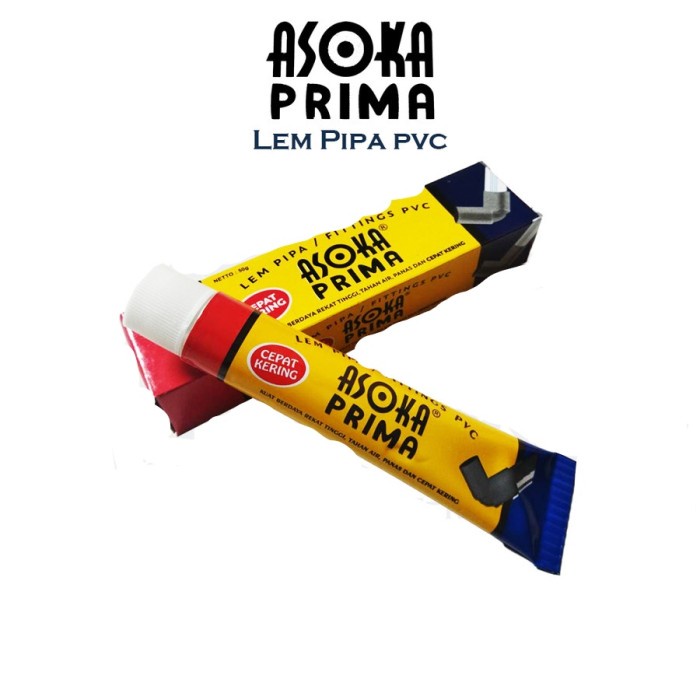 Jual Lem Pipa Pvc Tube 50gr Merk Asoka Prima | Shopee Indonesia