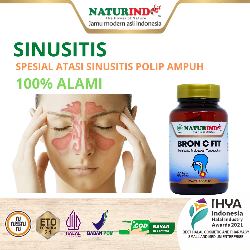 Jual Obat Sinusitis Polip Hidung Sinus Hidung Rhinitis Alergi Bron C ...