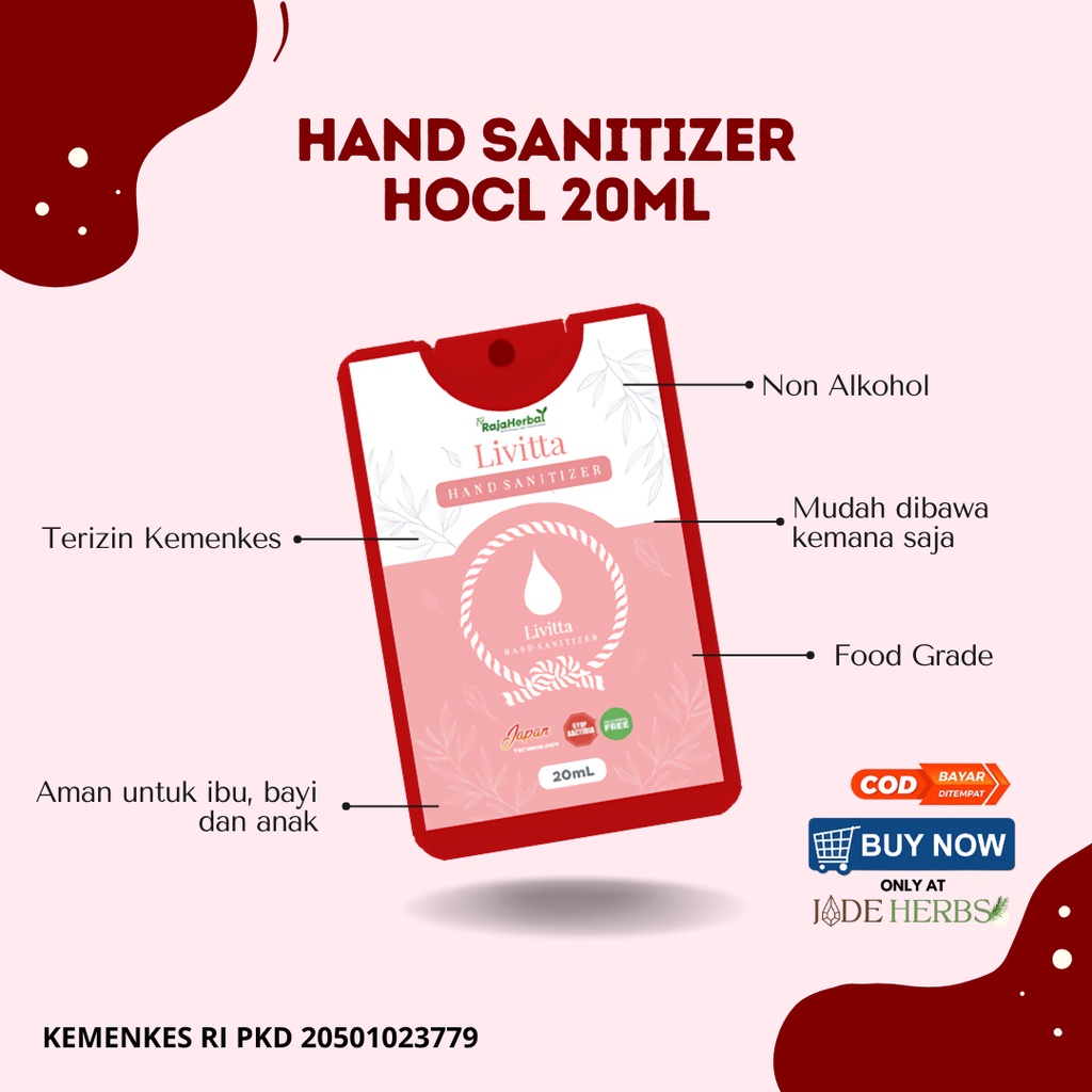Jual Pouch Hand Sanitizer Food Grade Hand Sanitizer Non Alkohol (HOCL ...