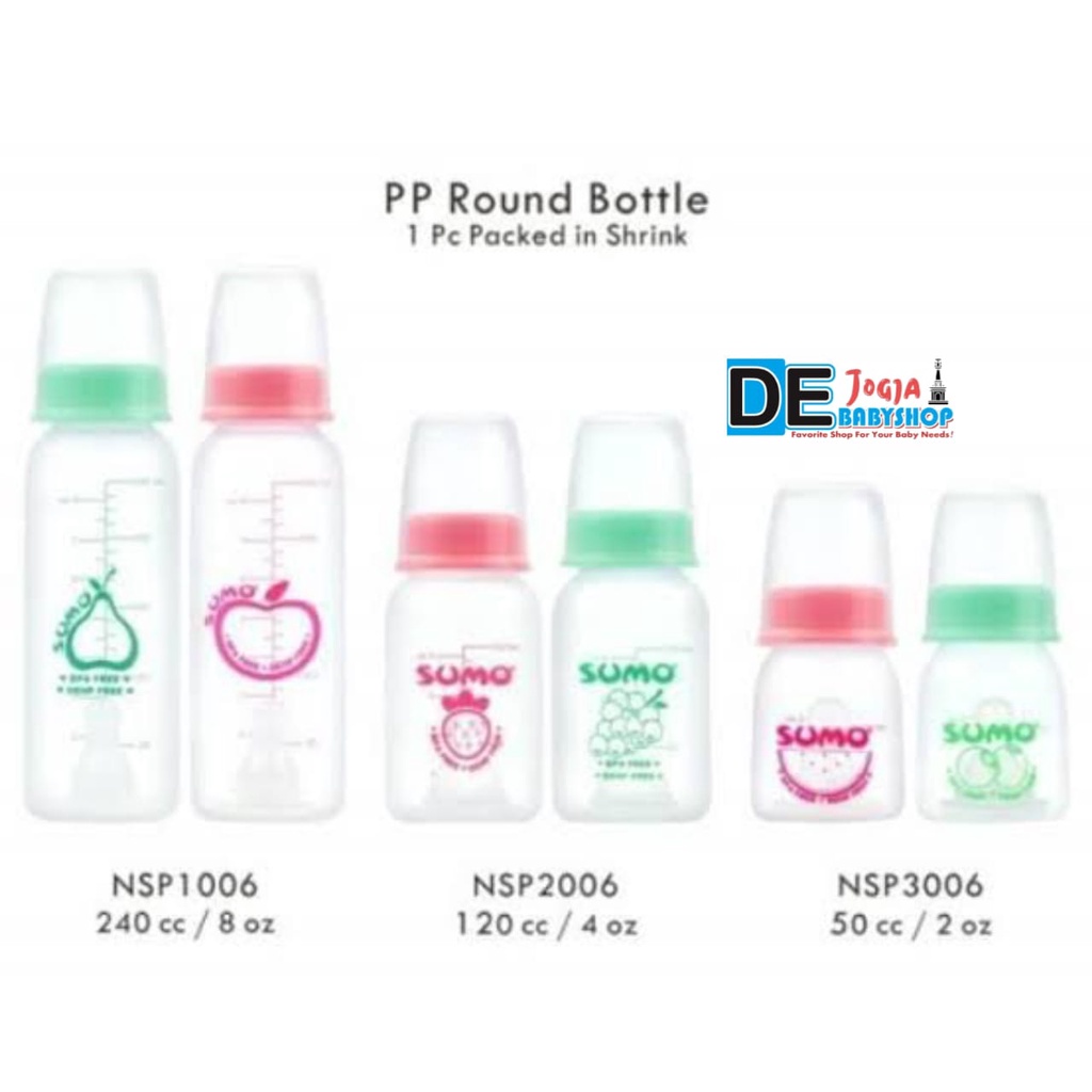 Jual Sumo Botol Susu Anak Bayi 50ml / 120ml / 240ml by NINIO | Shopee ...