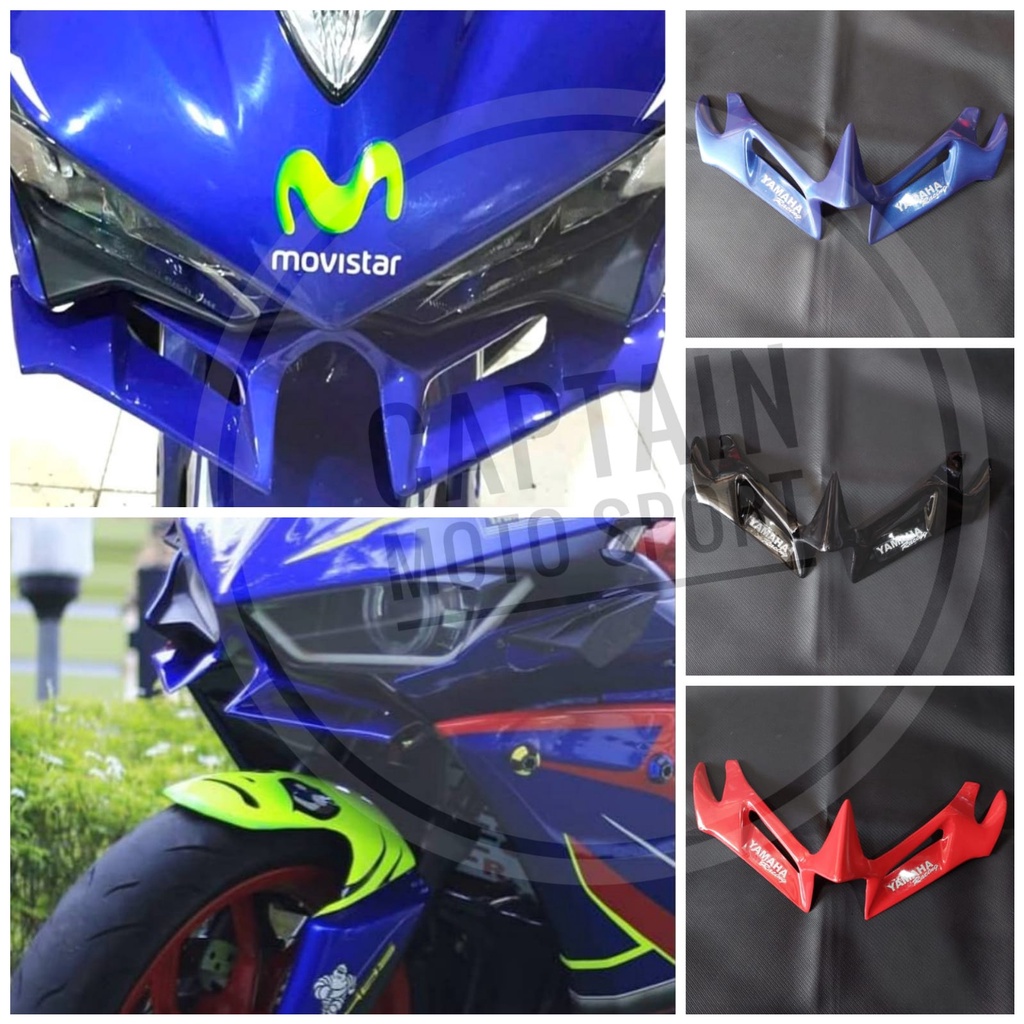 Jual WINGLET YAMAHA R25 FIBBER WINGLET FIBER R25 OLD | Shopee Indonesia