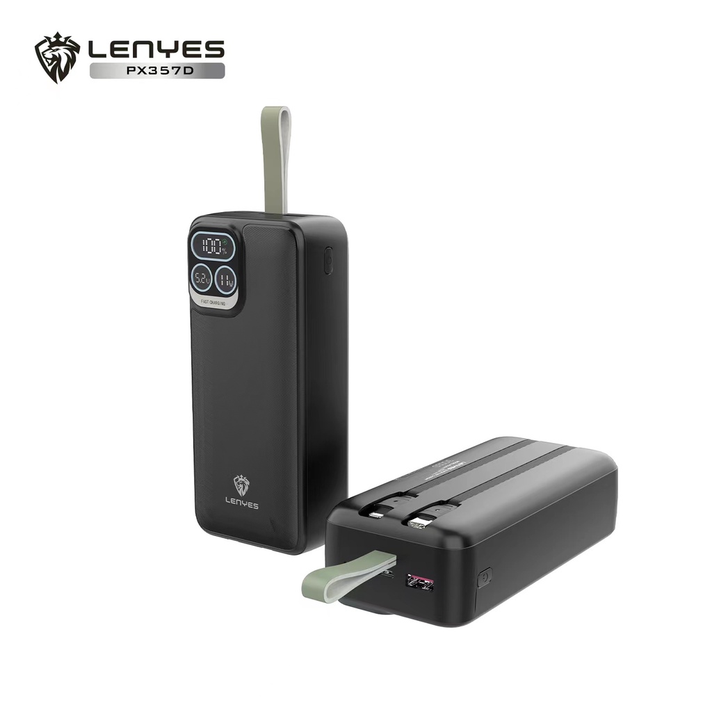Jual LENYES PX357D Powerbank 30000mAh Fast Charging Mini Slim Portable ...