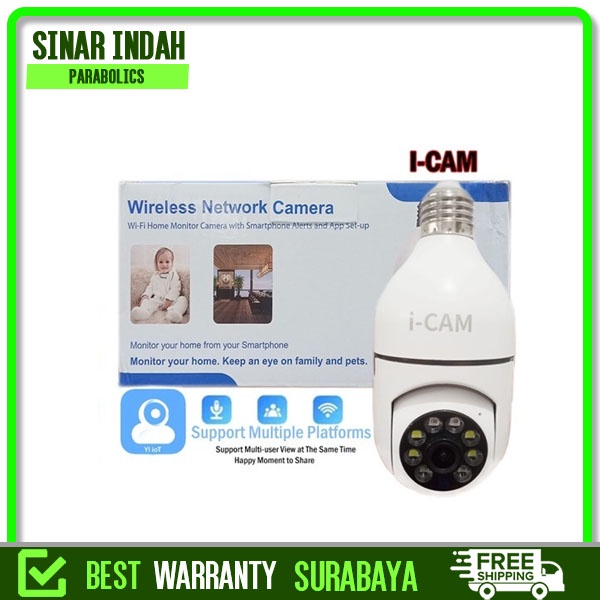 Jual SIP Yi Iot Bohlam PTZ IpCam Indoor iCam 1080p Full HD Top Warranty ...