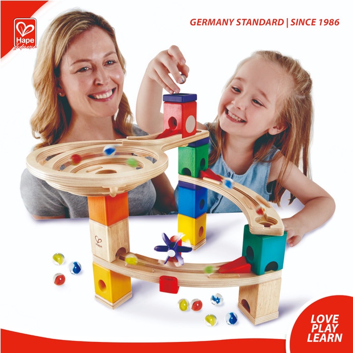 Jual Hape Race to the Finish Quadrilla Mainan Edukasi Marble Run STEAM ...